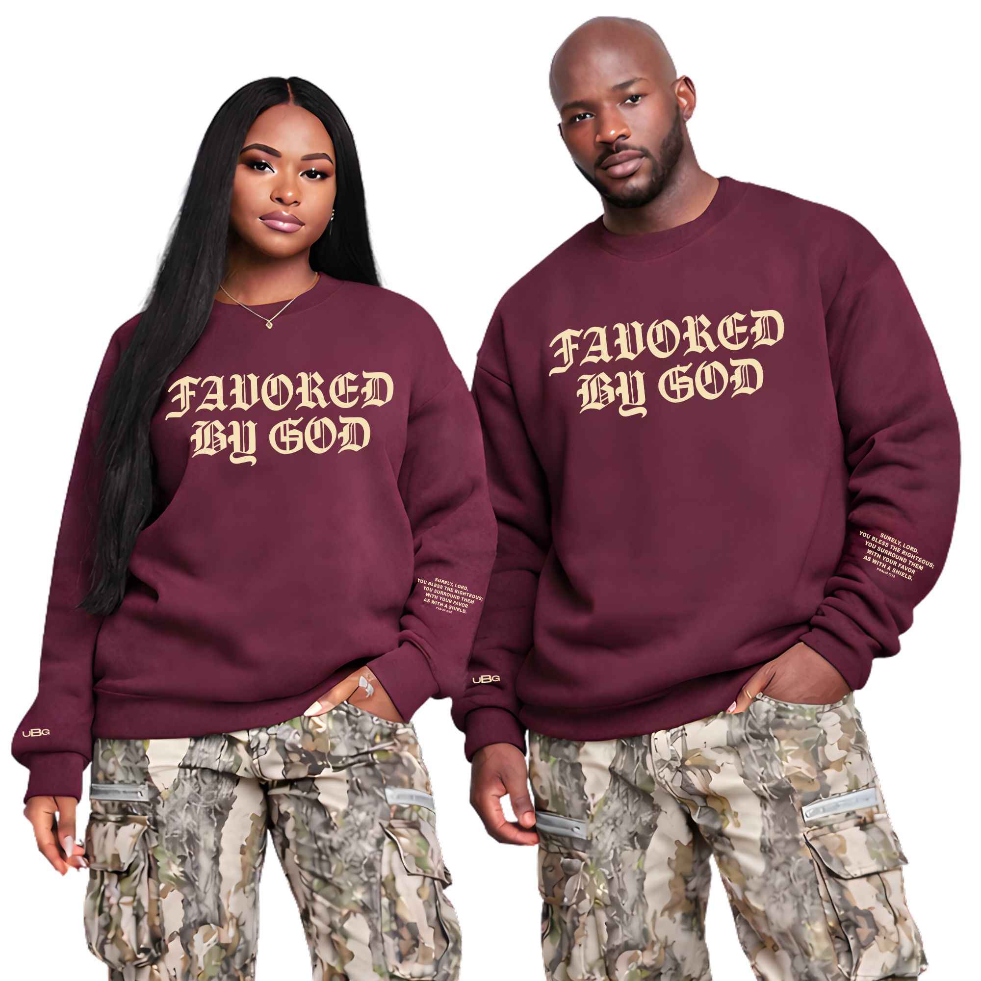 Favored By God Unisex Sweatshirt | Christian Apparel | Used By God