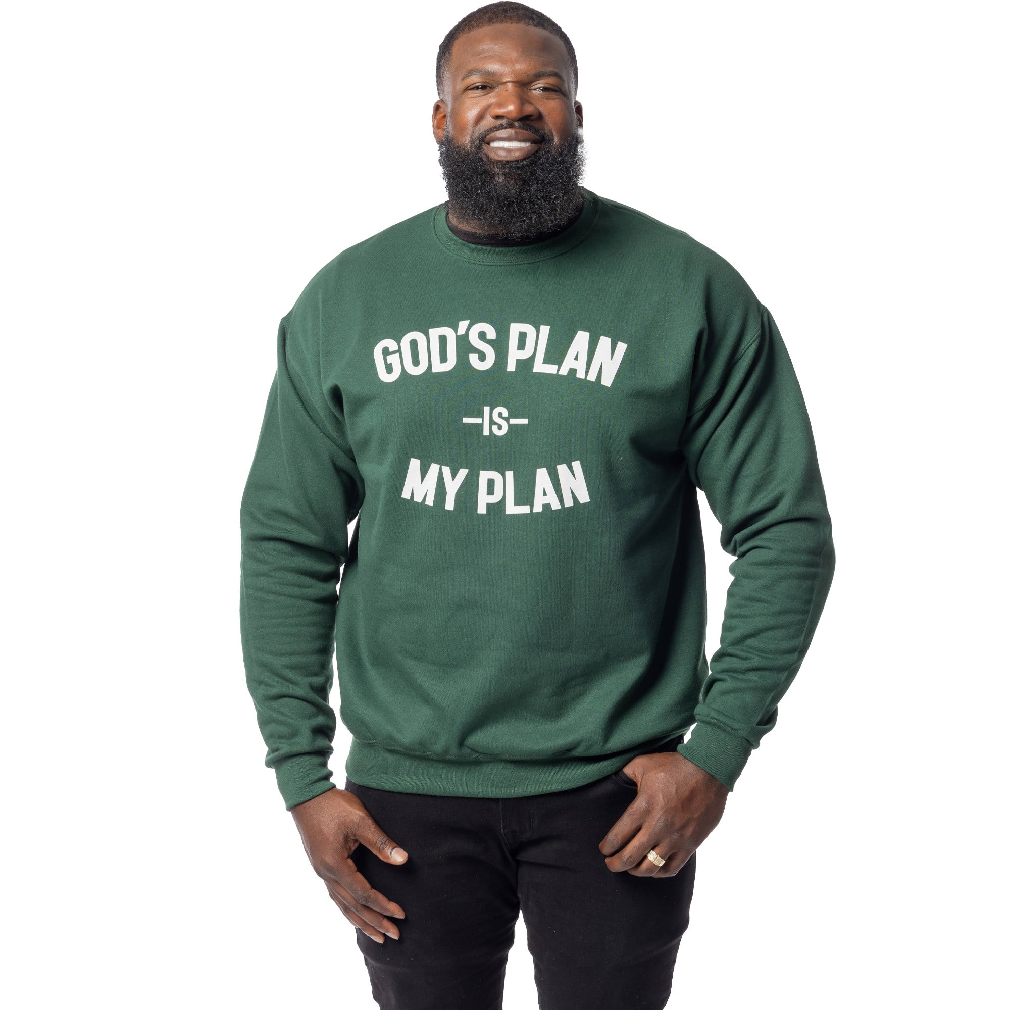 God's Plan My Plan Unisex Sweatshirt | Christian Apparel | Used By God